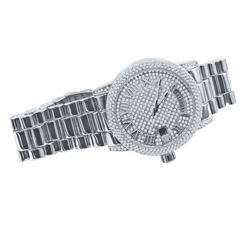 Drippin Bling Metal Watch (Silver) - Drippy Style