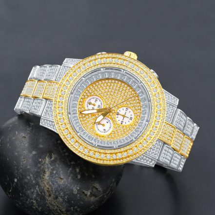 Hip Hop Watches for Sale | Rapper Bling Luxury Watches | Gold and Silver